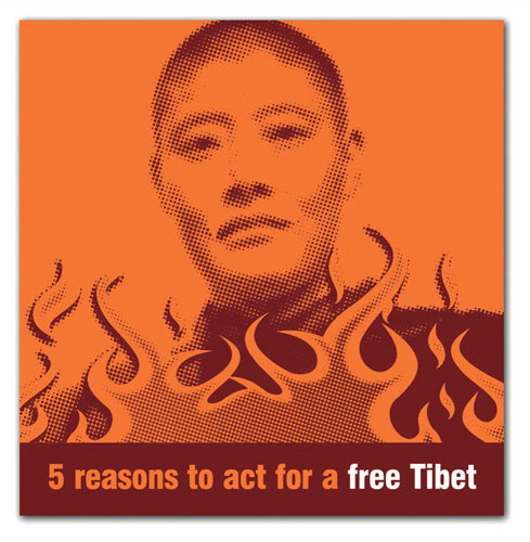 Free Tibet - Design Week