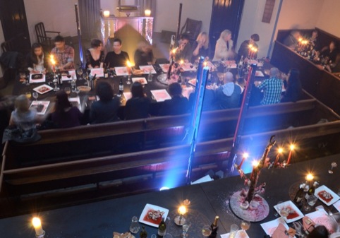 Darling and Edge work on Gingerline HQ pop-up restaurant and arts space ...