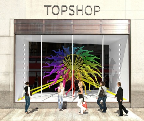 Architects take on fashion to decorate Regent Street shop windows ...