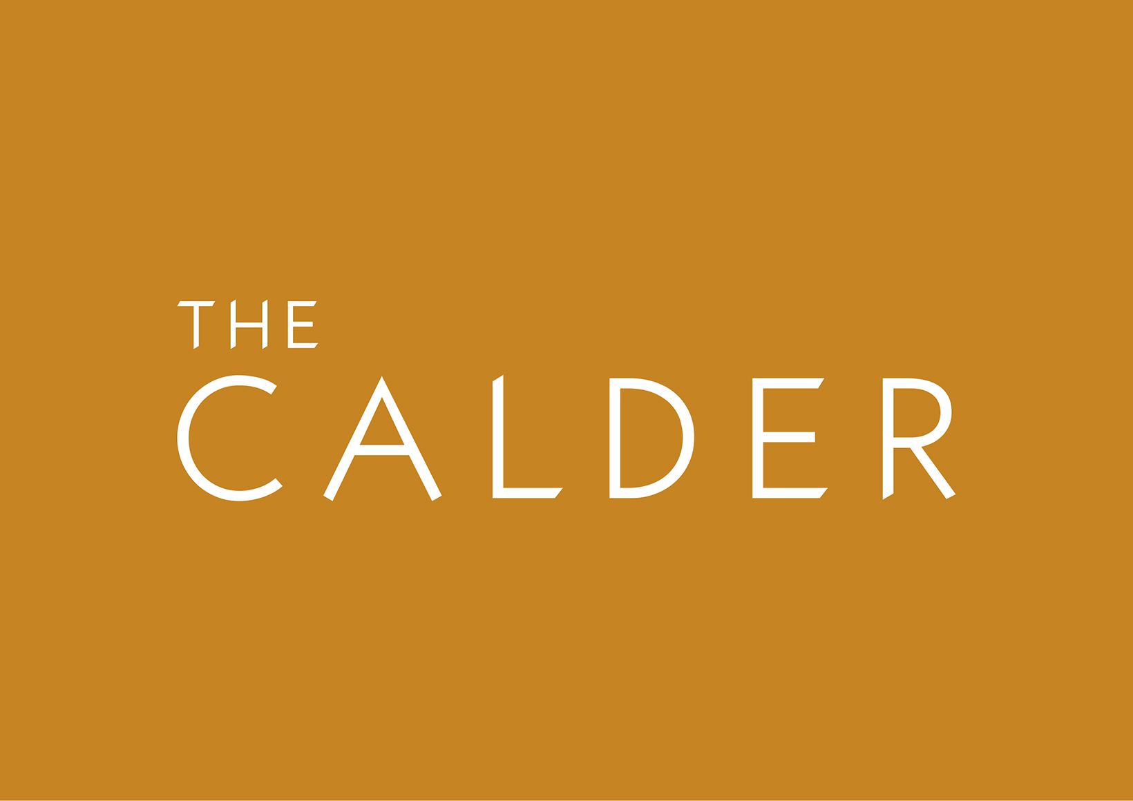 Thompson Brand Partners creates The Calder art space identity - Design Week
