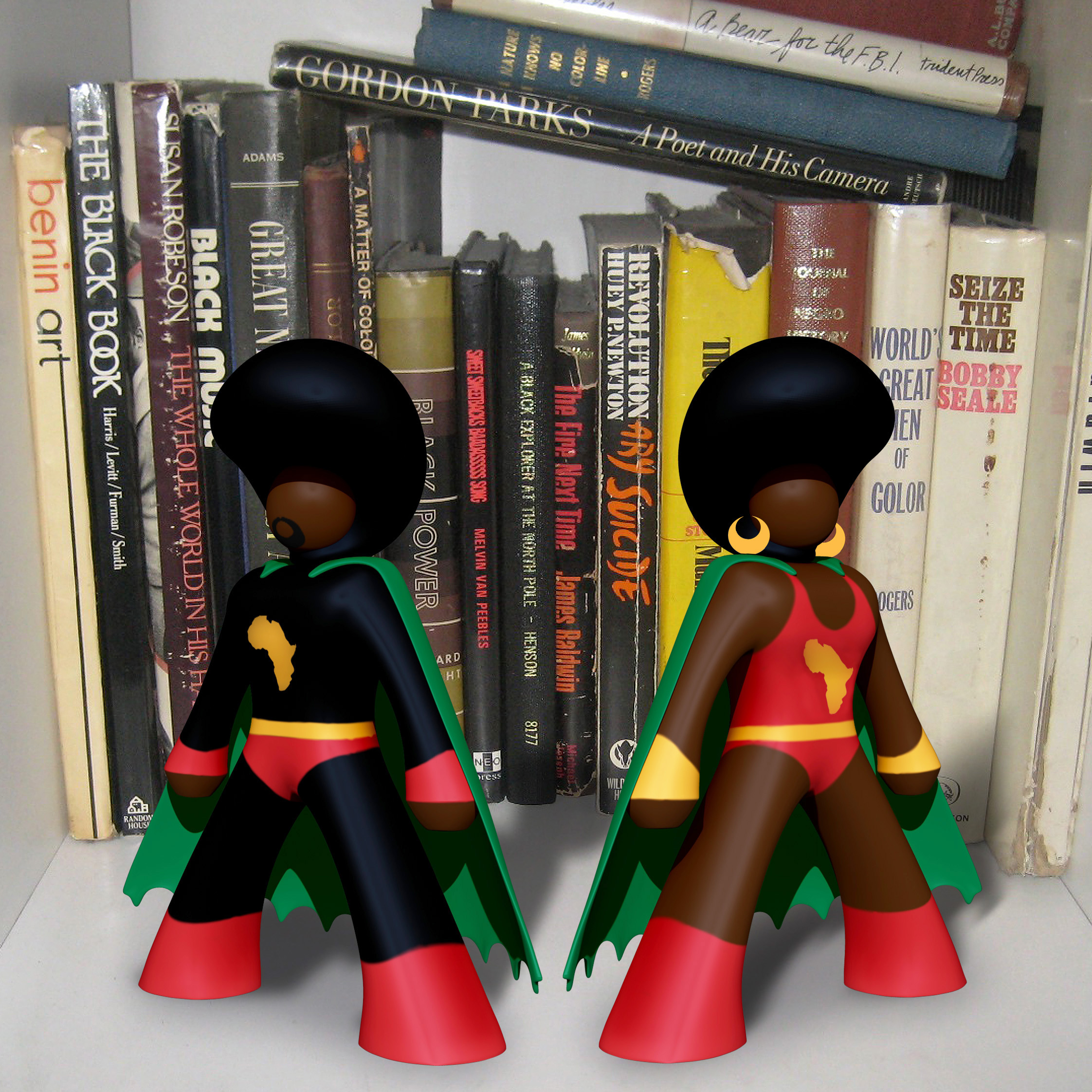 Afro Supa Heroes - Design Week