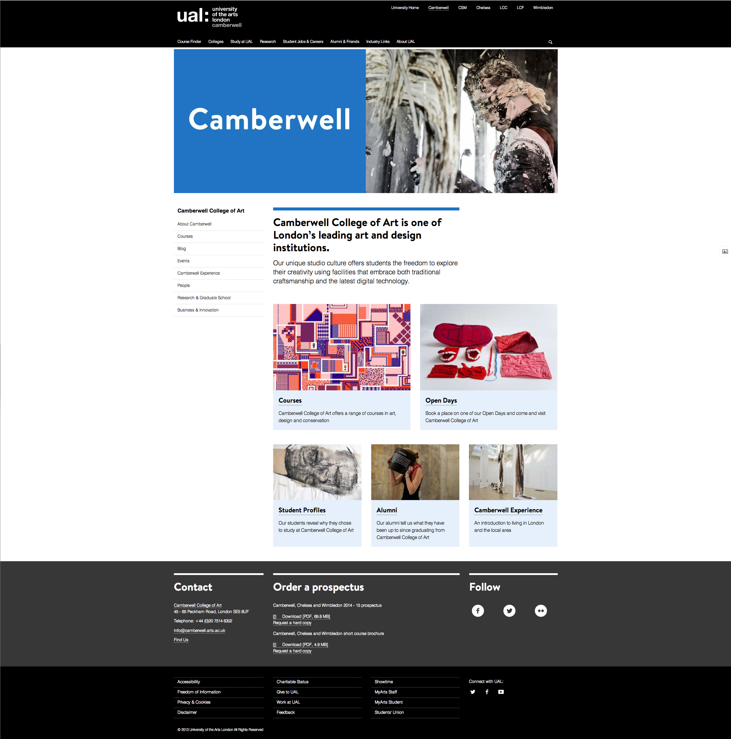 Domenic Lippa oversees new UAL website design - Design Week