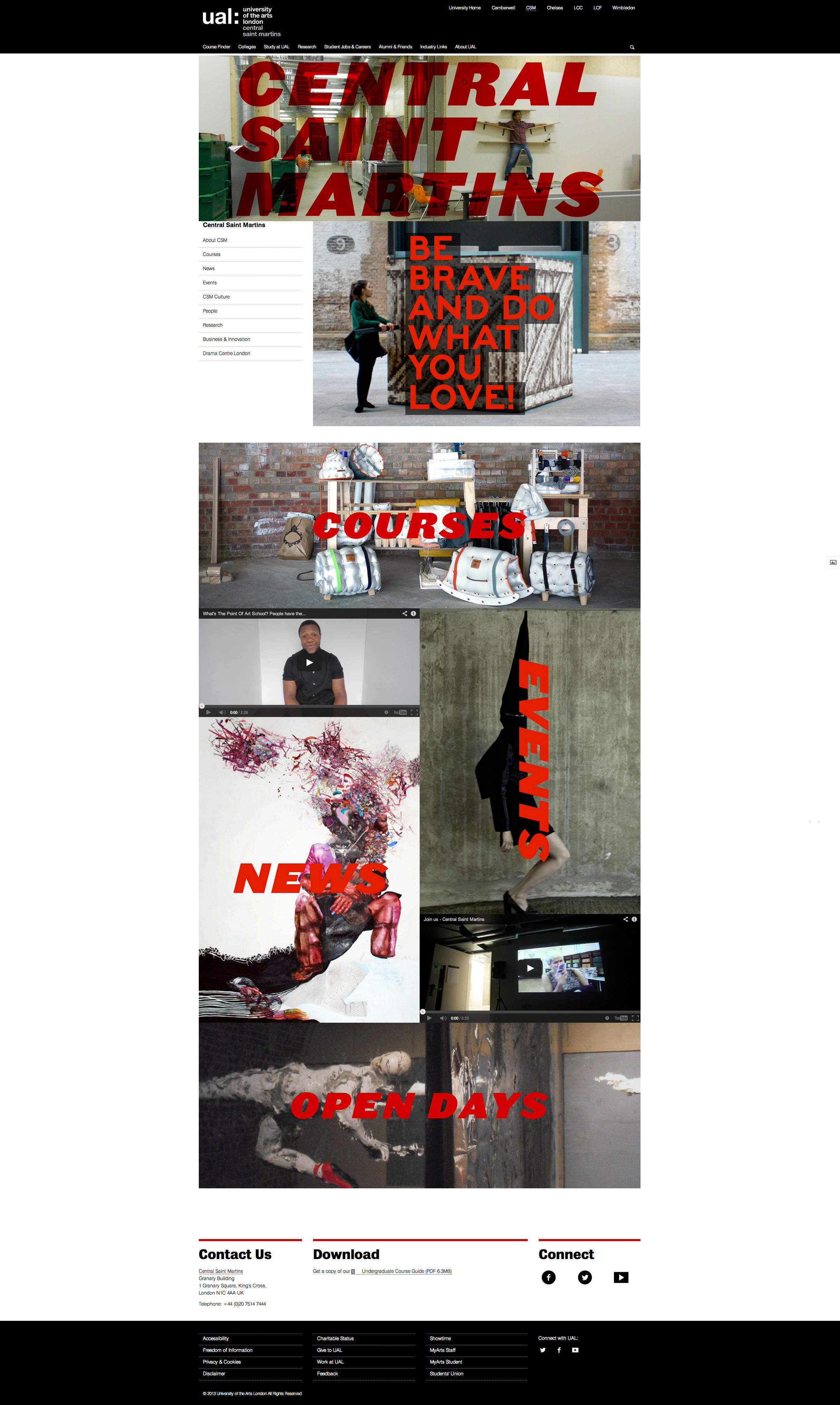 Domenic Lippa oversees new UAL website design - Design Week