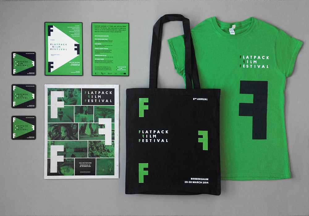 Dot Dash creates new identity for Flatpack Film Festival - Design Week