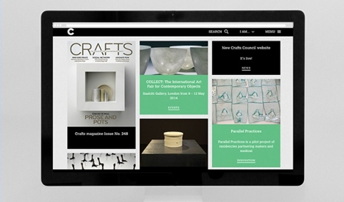 Ico Design creates new ‘stripped-back’ Crafts Council website - Design Week