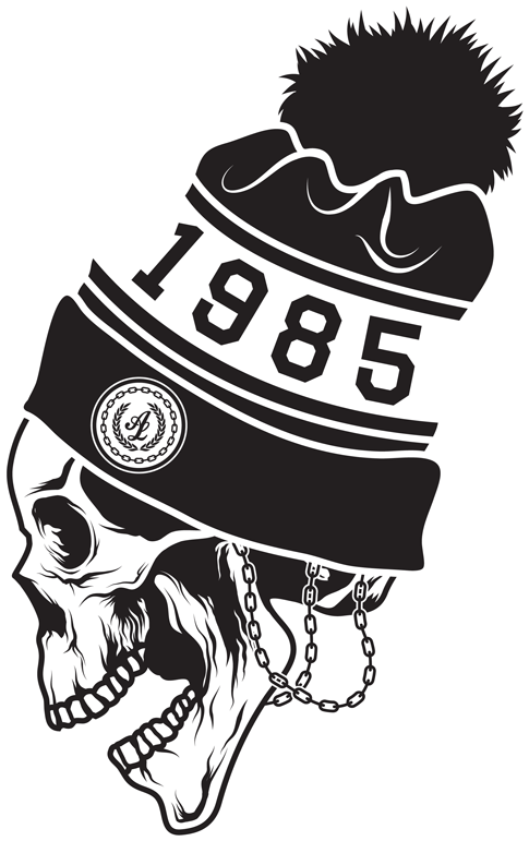 Stickerbomb Skulls - Design Week