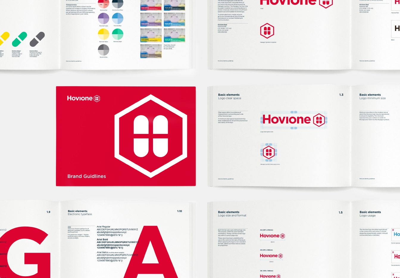 Together Design creates negative space “+” identity for Hovione ...