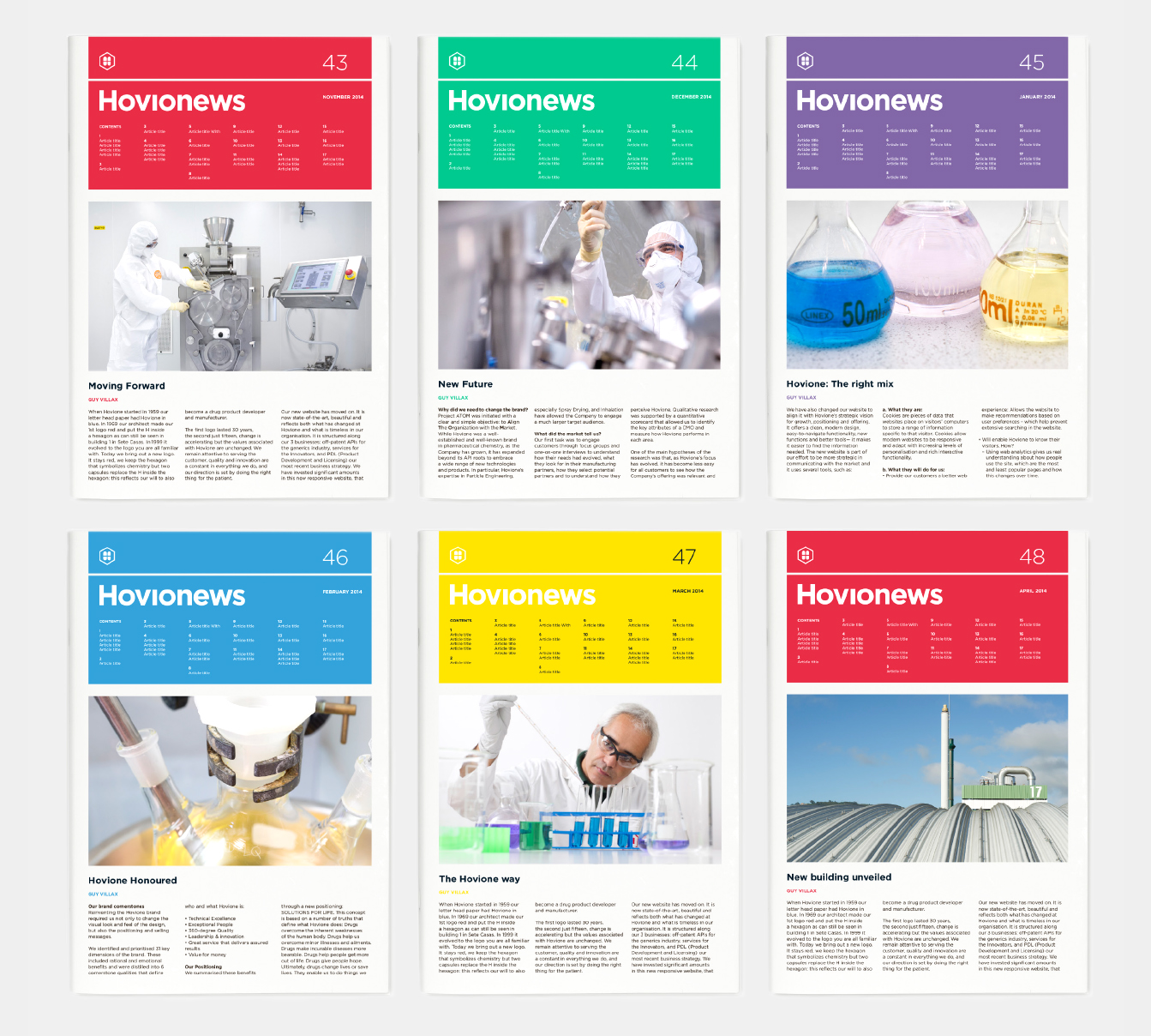 Together Design creates negative space “+” identity for Hovione ...