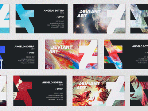 Online community DeviantArt rebrands to “bleed and breed art” - Design Week