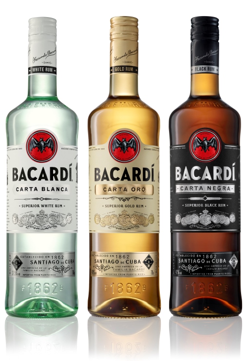Bacardi Bottle Label Bacardi Halloween Pack 2024 3x750mL Bacardi Rum