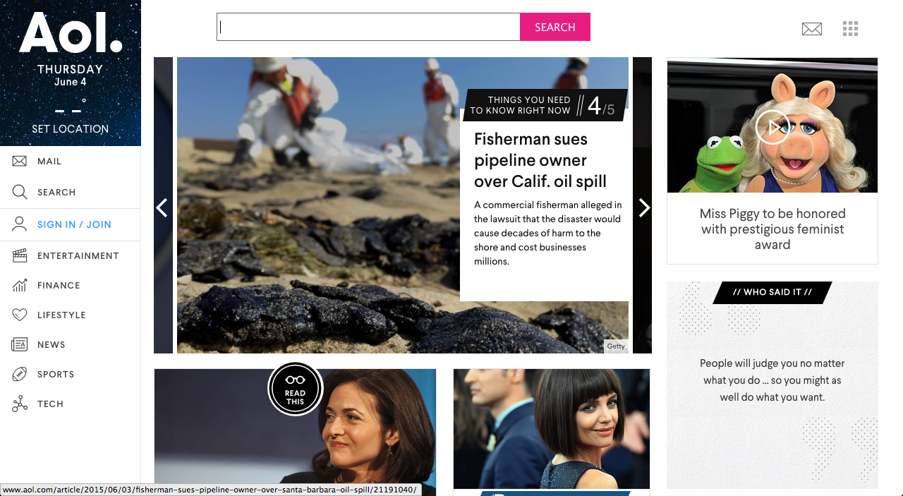 Aol Page Mac Gets New AOL Desktop | Ubergizmo