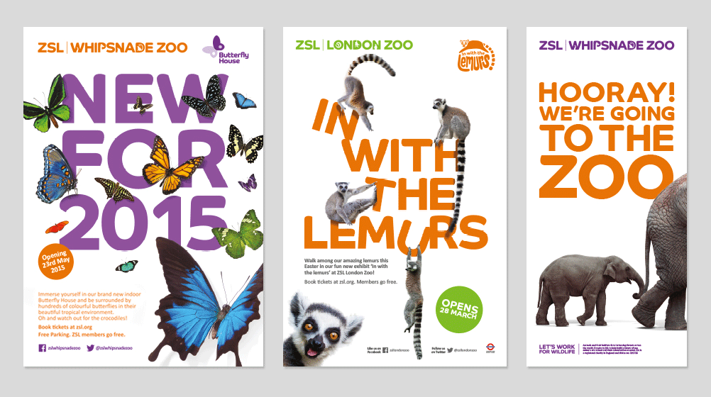 New look for ZSL and “Let’s Work for Wildlife” positioning - Design Week
