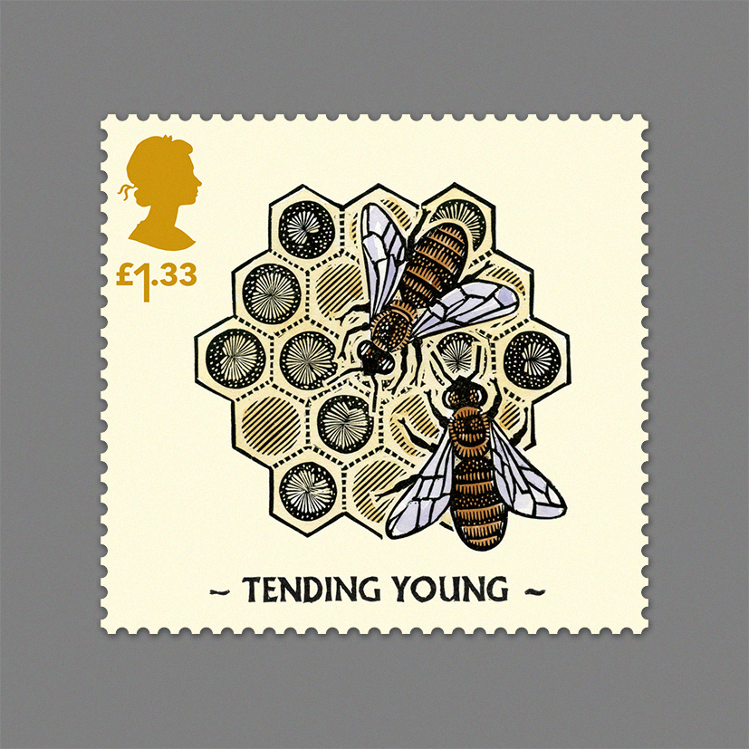 Royal Mail bee stamps designed to raise awareness of species - Design Week