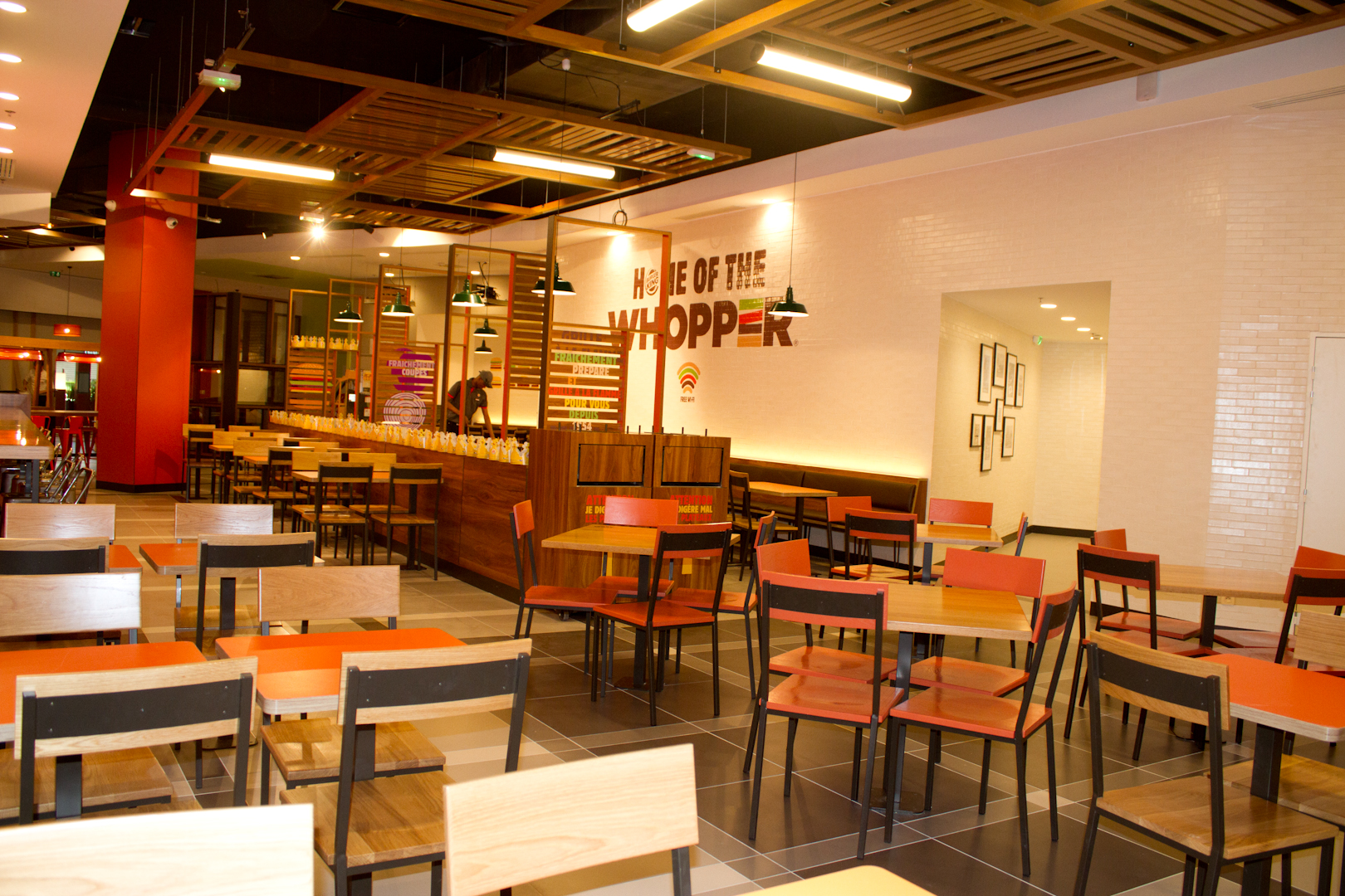 Burger King Restaurant Interieur