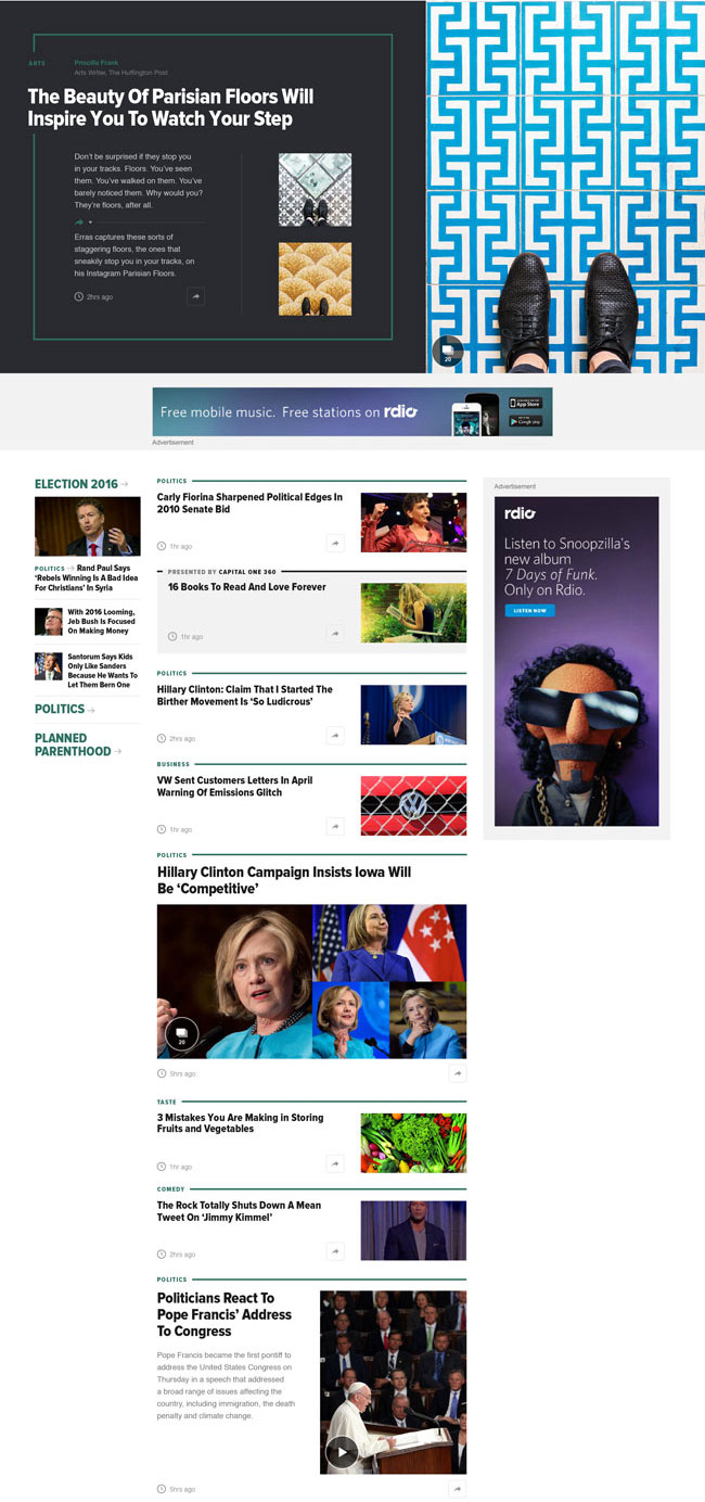 The Huffington Post reveals first major website redesign in 10 years ...