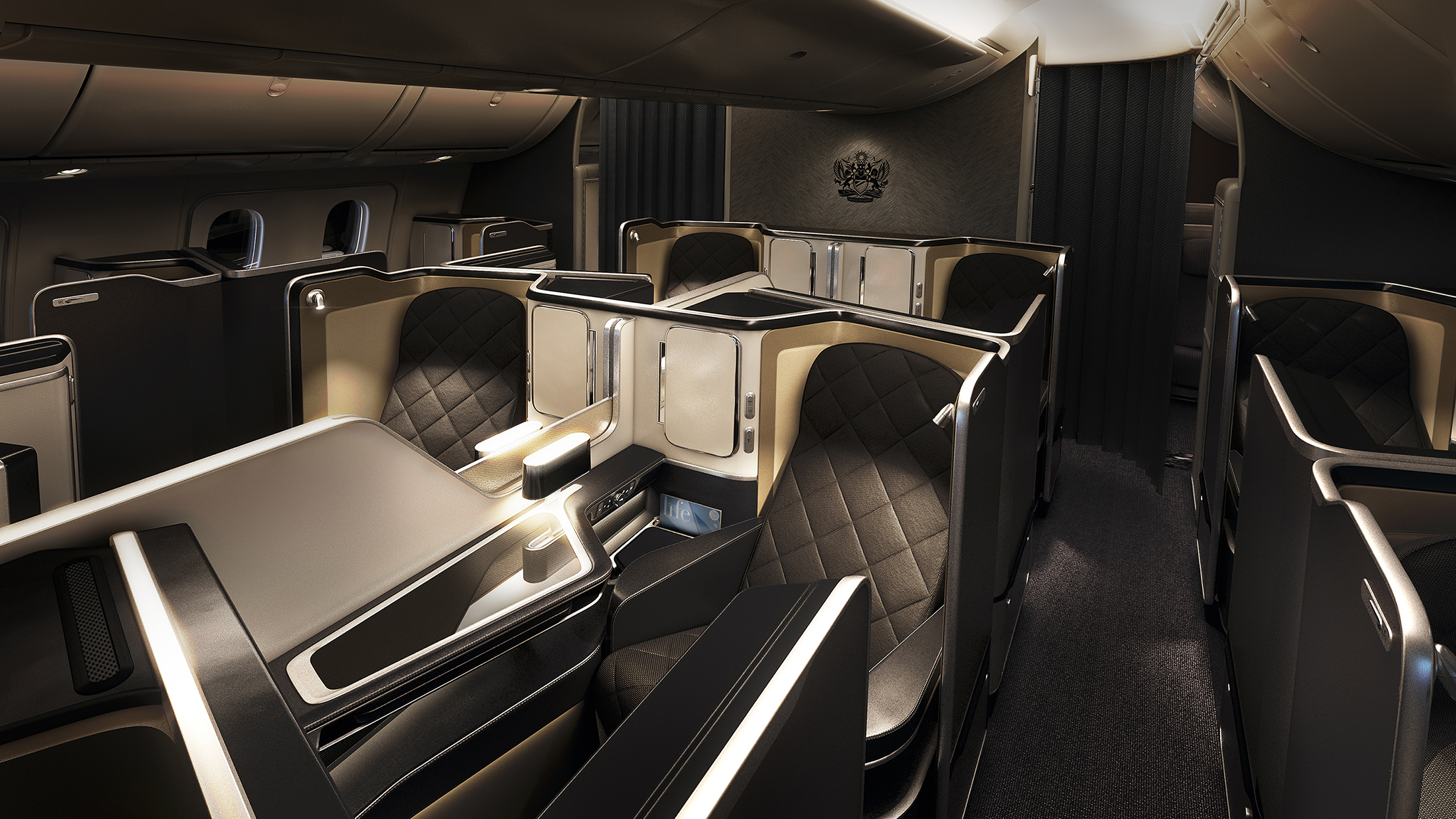 British Airways reveals new first class cabin design - Design Week
