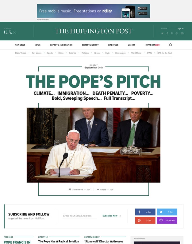 The Huffington Post reveals first major website redesign in 10 years ...