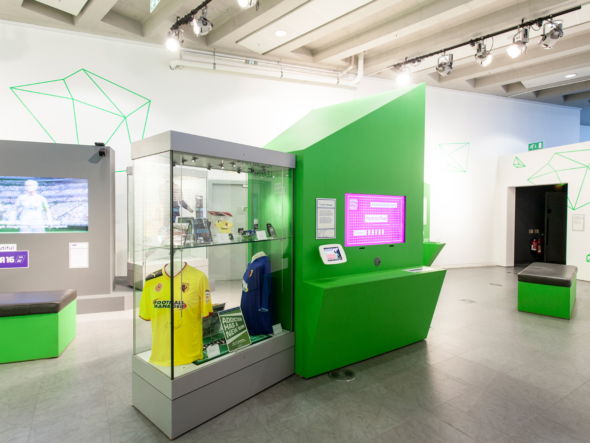 Football gaming exhibition designed to “blur computer games and reality ...