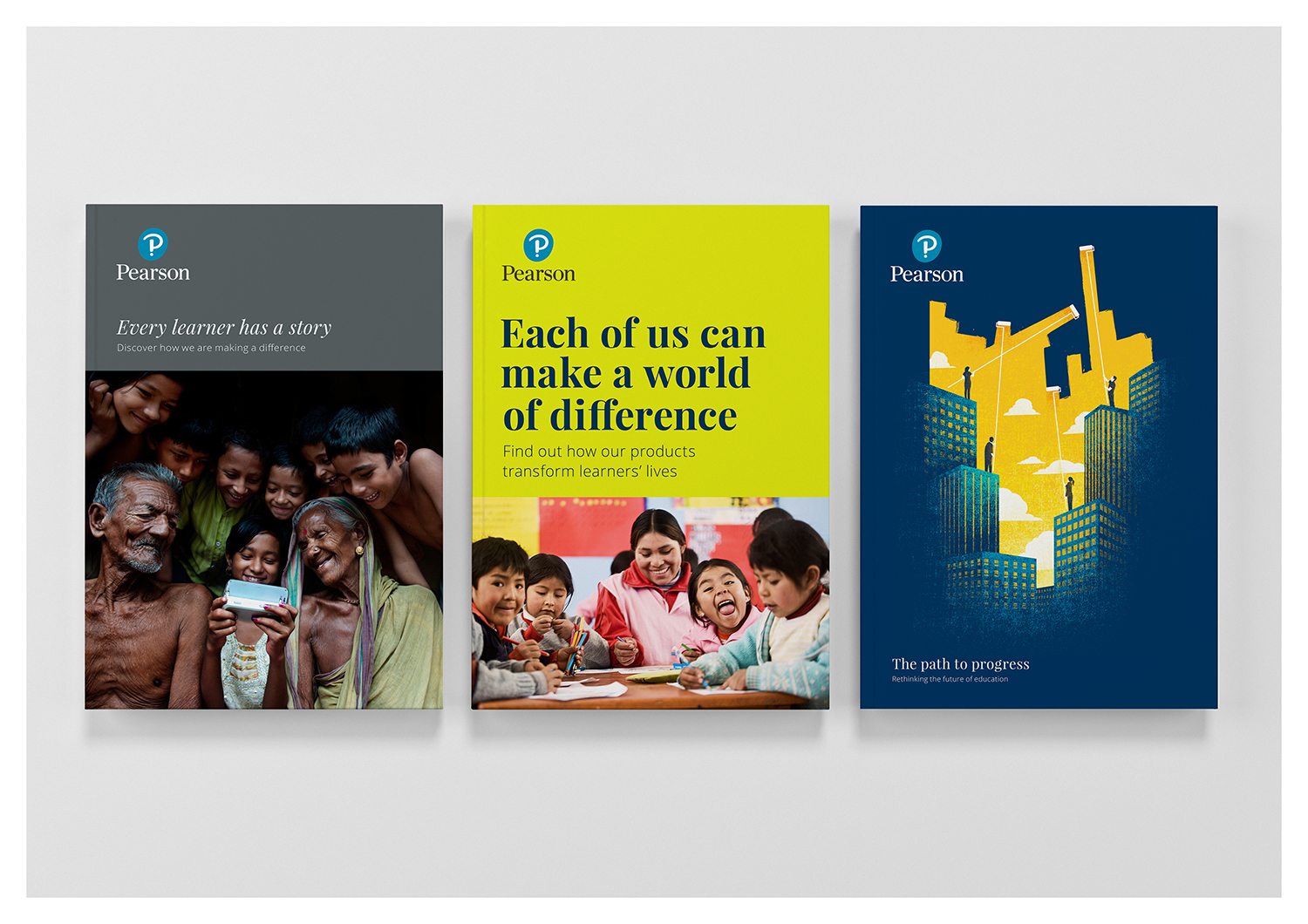 ? meets ! in new Pearson logo - Design Week