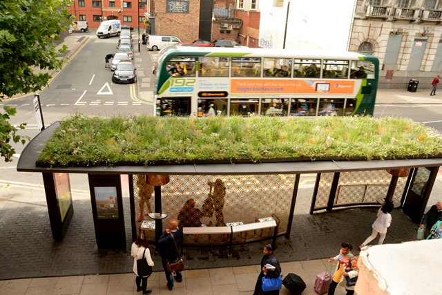 Peter Saville consults on interactive bus shelter in Manchester ...