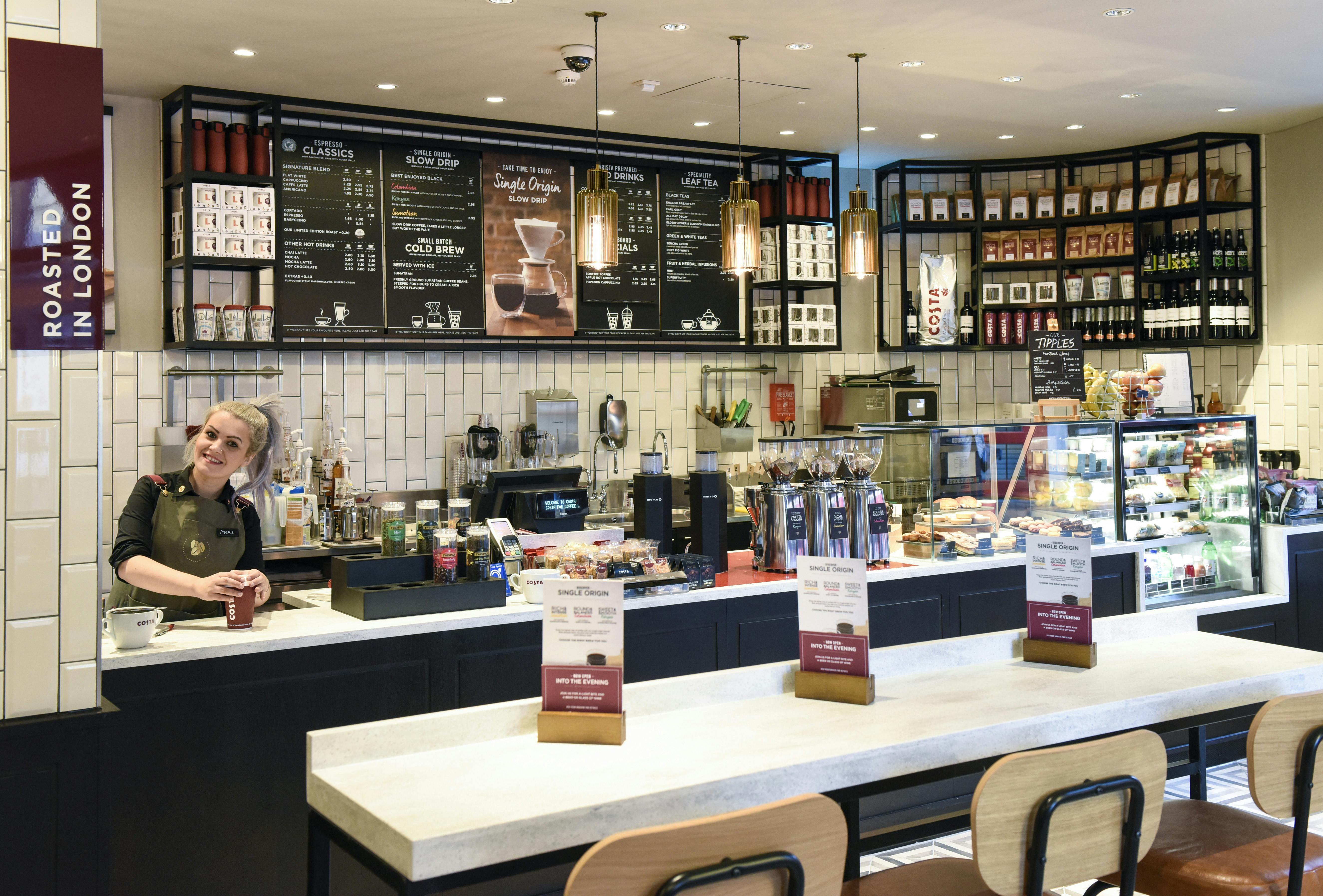 Costa Coffee trials new store design concept in London - Design Week