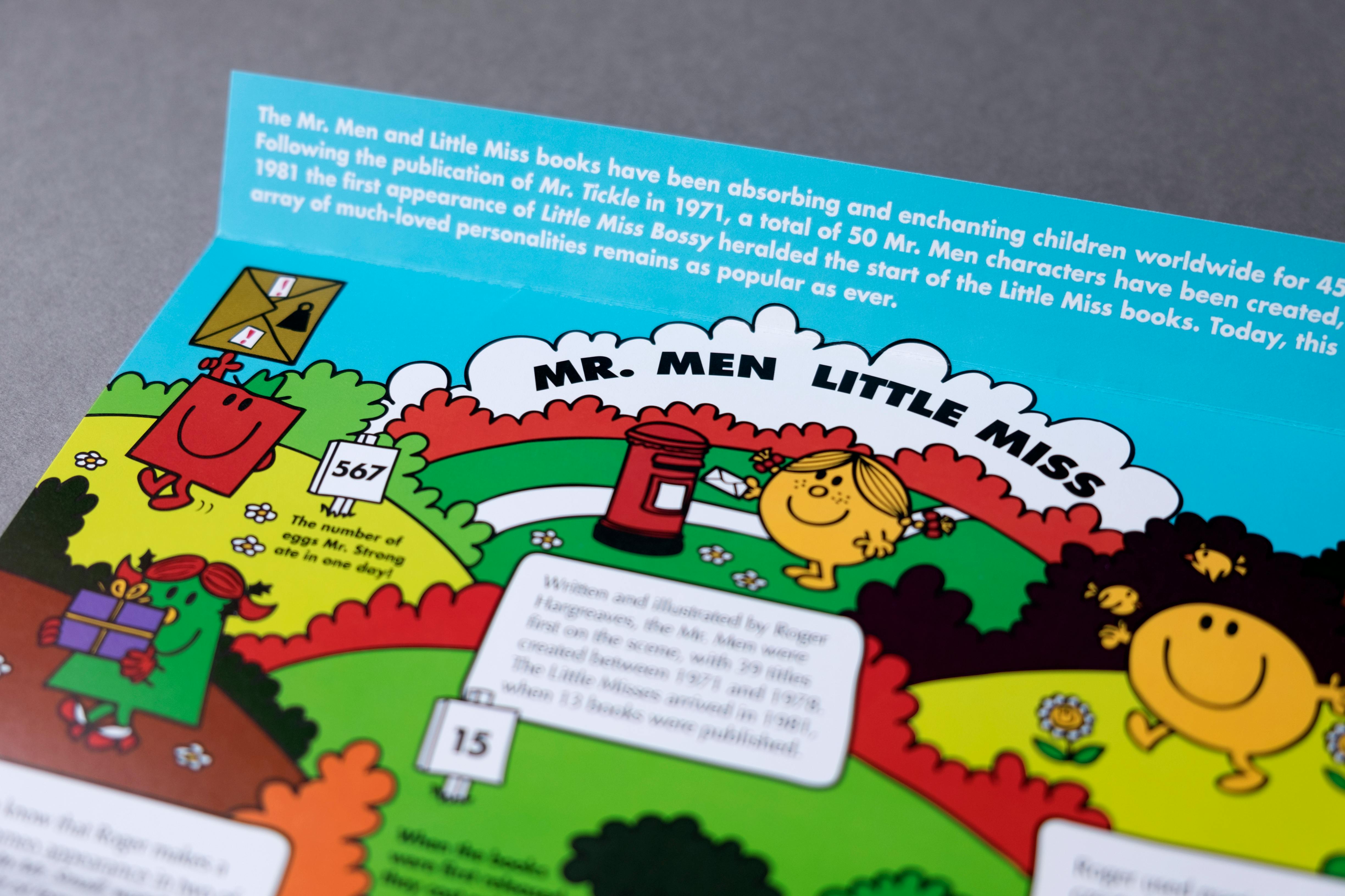 Mr Men and Little Miss stamp series designed for Royal Mail - Design Week