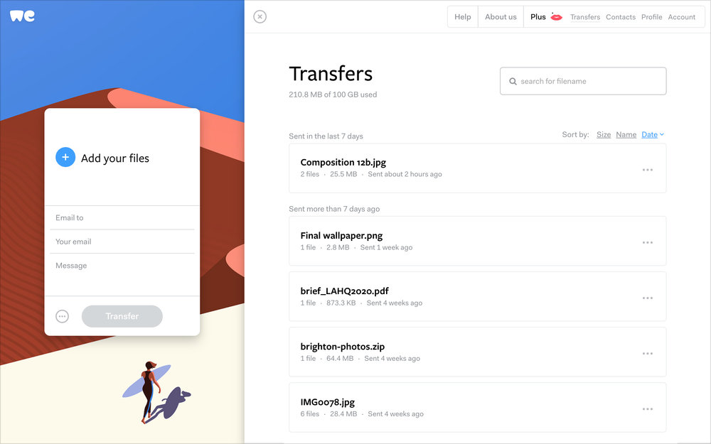 WeTransfer drops “Transfer” and becomes “We” in rebrand - Design Week