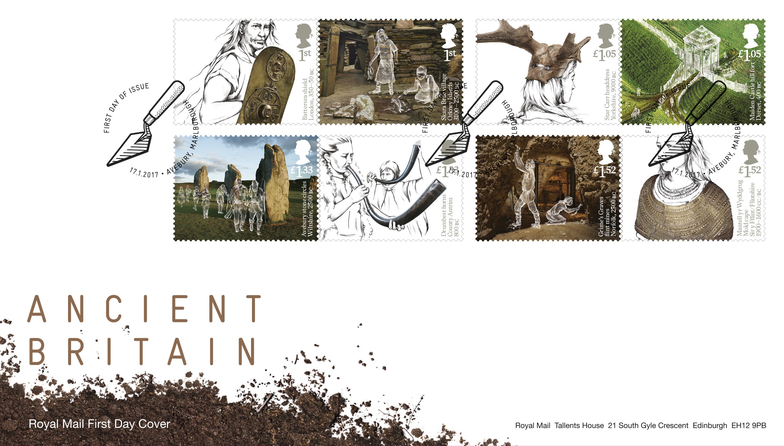 Royal Mail reveals prehistoric-themed stamps - Design Week