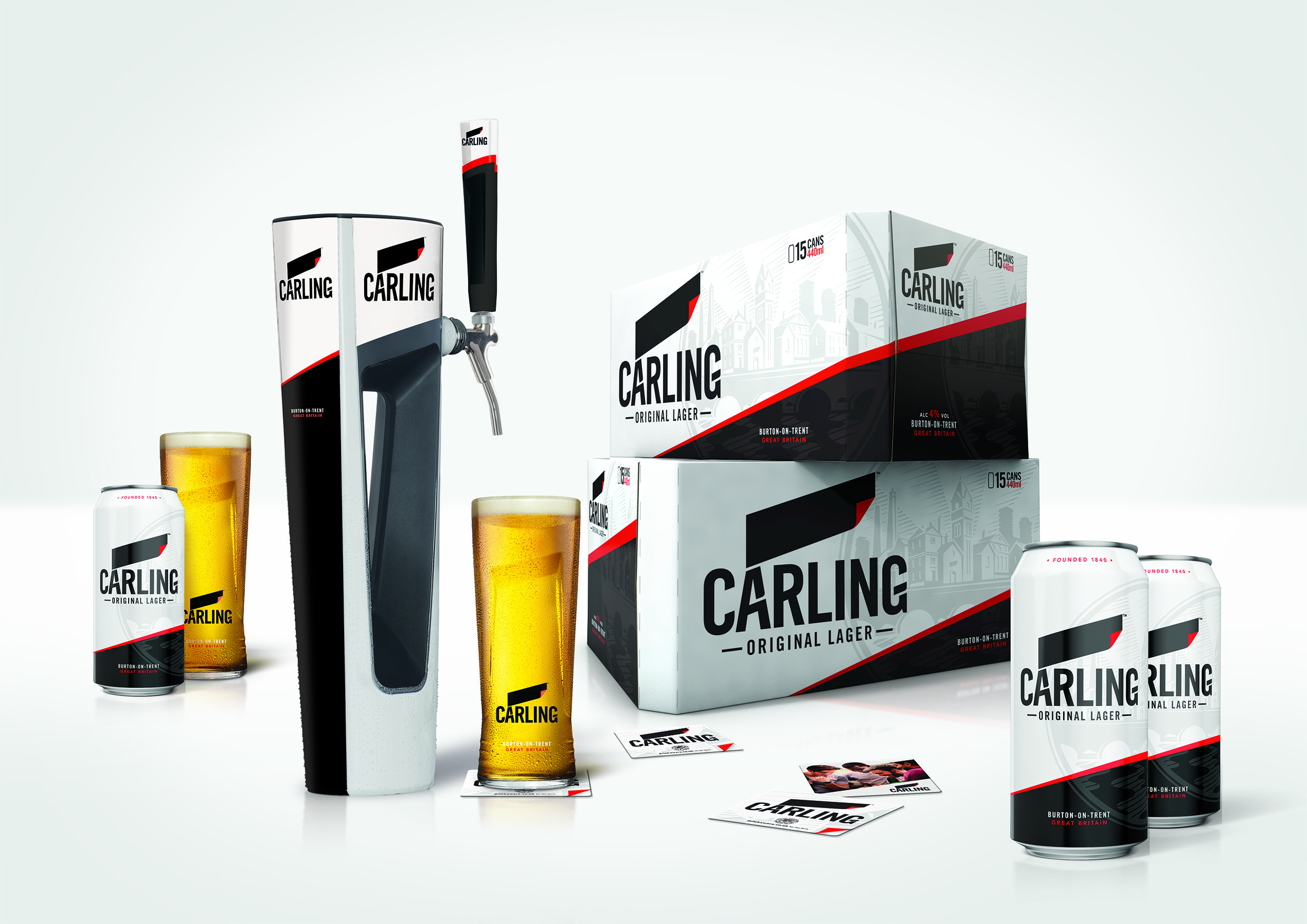 New Carling logo references original Black Label name - Design Week