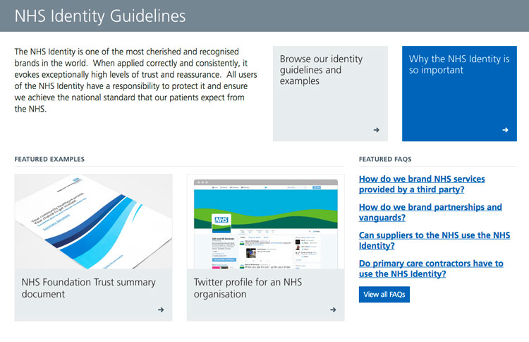 NHS Identity Policy: why social design is not a waste of money - Design ...