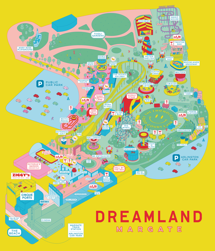 Studio Moross creates “weird and fun” relaunch campaign for Dreamland ...