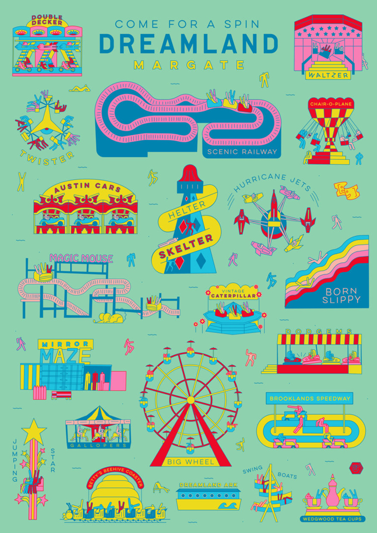 Studio Moross creates “weird and fun” relaunch campaign for Dreamland ...