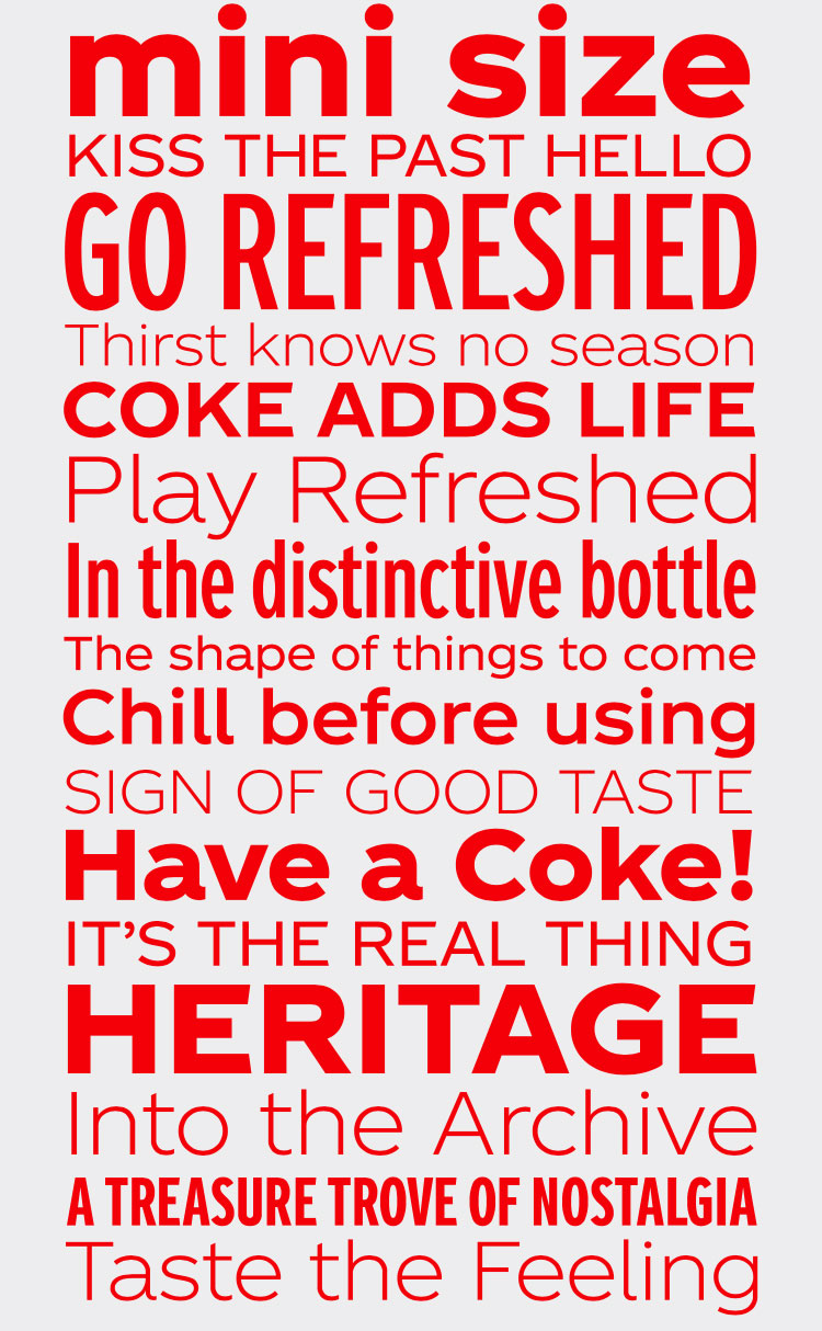 Coca-Cola unveils first own-brand typeface in 130-year history - Design ...