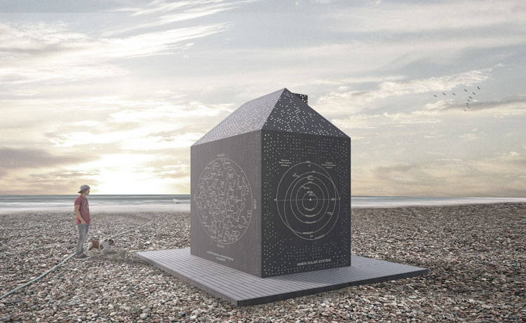Beach hut installation in Eastbourne puts modern twist on “design ...
