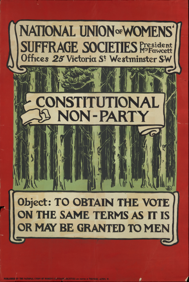 The long-lost suffrage protest posters used to fight for women’s rights ...