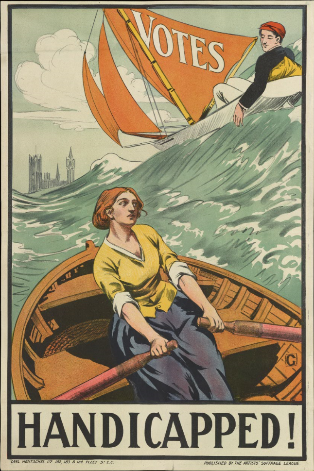 The long-lost suffrage protest posters used to fight for women’s rights ...