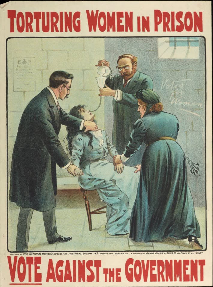 The long-lost suffrage protest posters used to fight for women’s rights ...