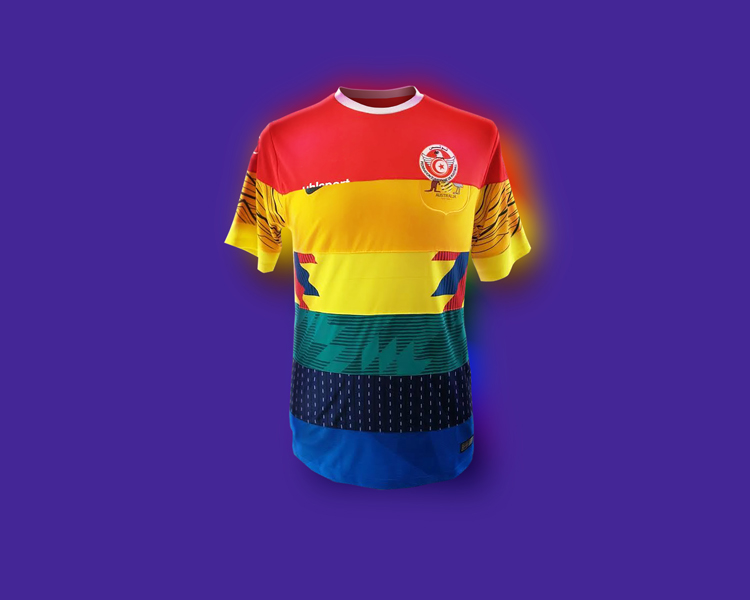 Colourful football jerseys to raise money for LGBT+ charities - Design Week
