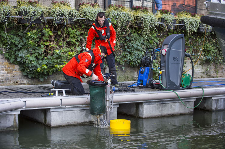 Floating bins set up in bid to keep London’s waters free from plastic ...