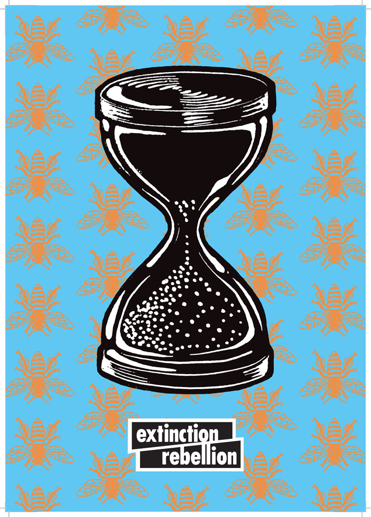 How Extinction Rebellion designed “angry but peaceful” protest graphics ...