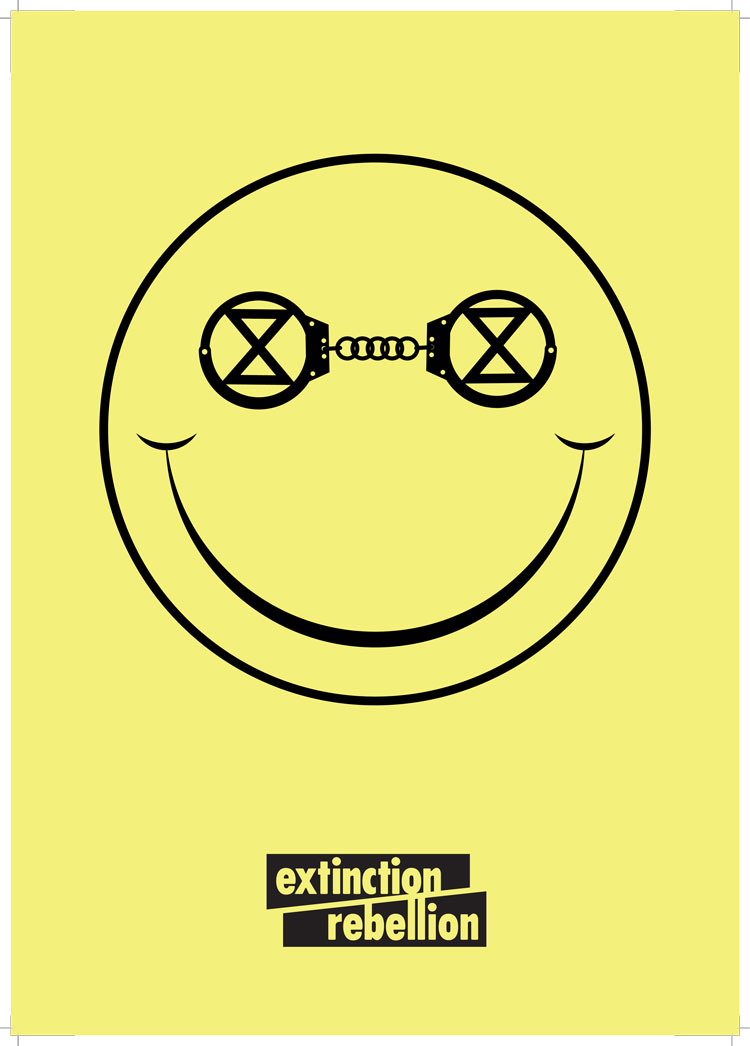 How Extinction Rebellion designed “angry but peaceful” protest graphics ...