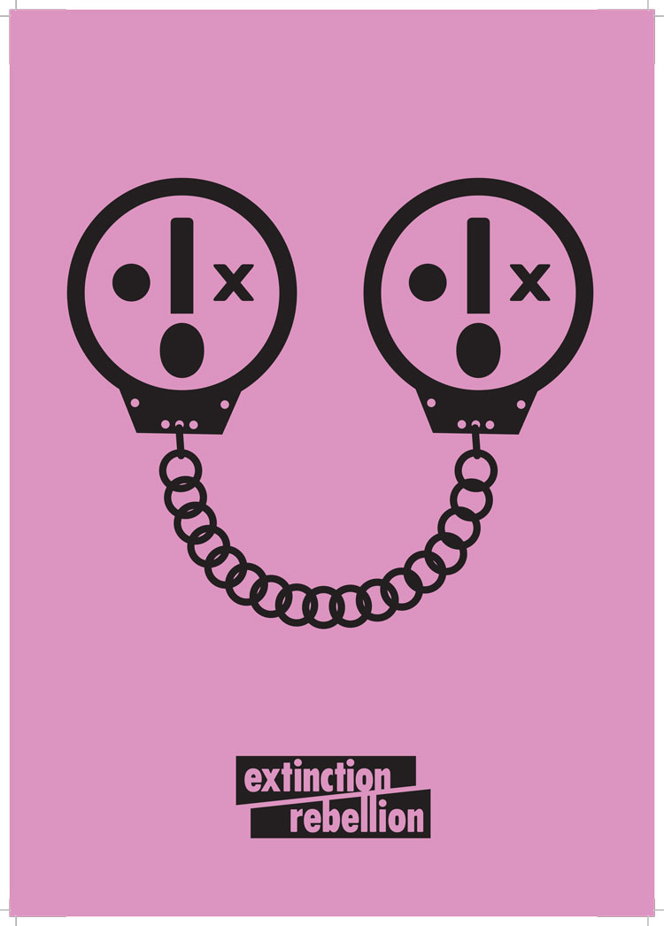 How Extinction Rebellion designed “angry but peaceful” protest graphics ...