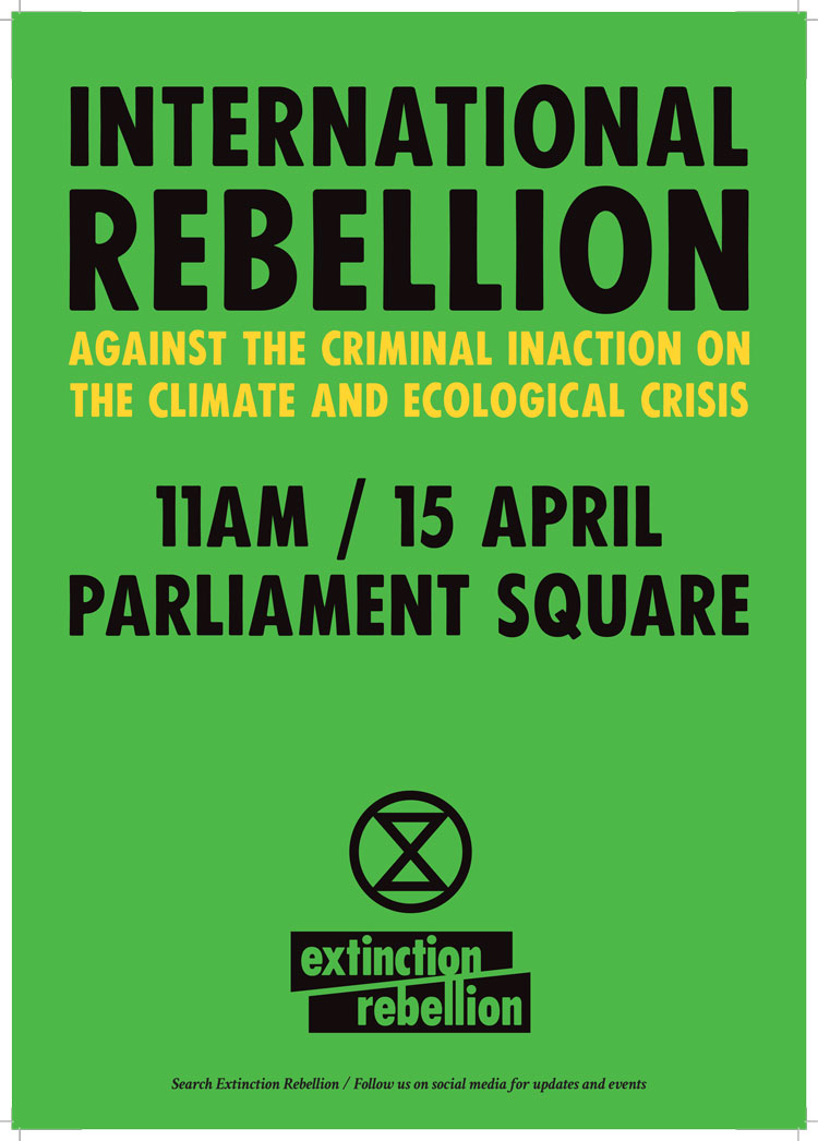 How Extinction Rebellion designed “angry but peaceful” protest graphics ...