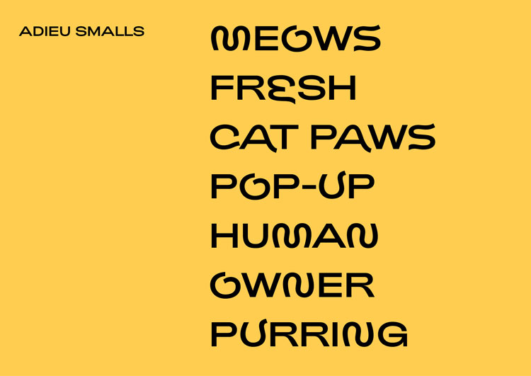 The world’s first font inspired by cats aims to evoke their ...