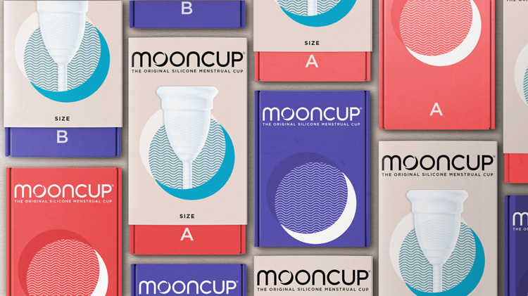 Mooncup packaging redesign: “It’s time the product shouted proudly from ...