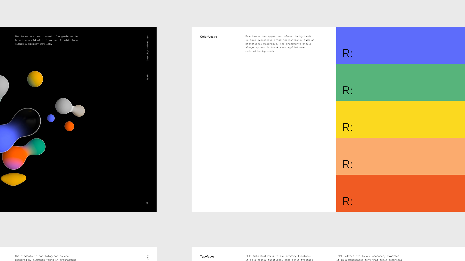 A “radically simple” visual identity for sci-tech company Radix ...