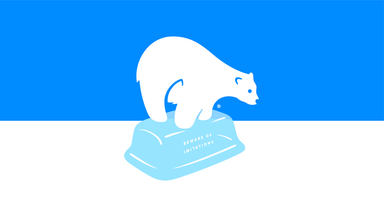 Fox’s Glacier Mints redesign Peppy the polar bear in “retro-progressive ...