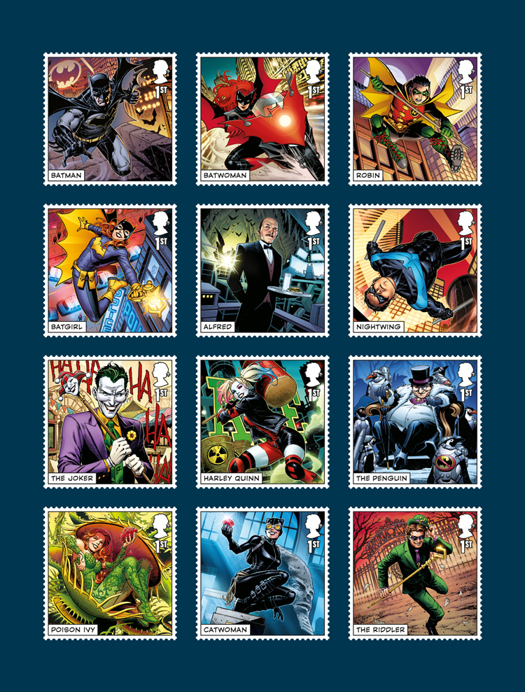 Interabang delivers Batman stamp collection for Royal Mail - Design Week