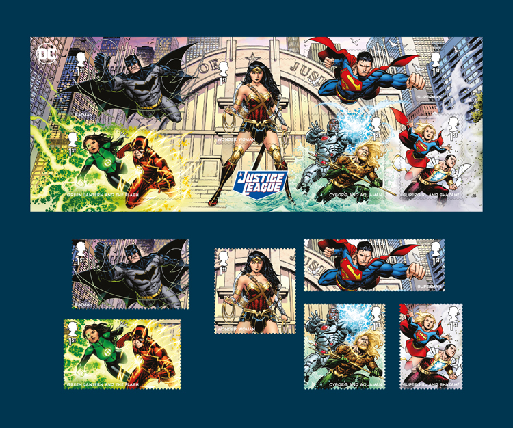 Interabang delivers Batman stamp collection for Royal Mail - Design Week