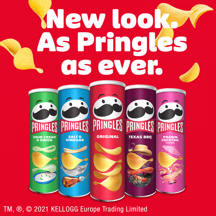 Mr. P gets a haircut in “simplified” Pringles rebrand - Design Week